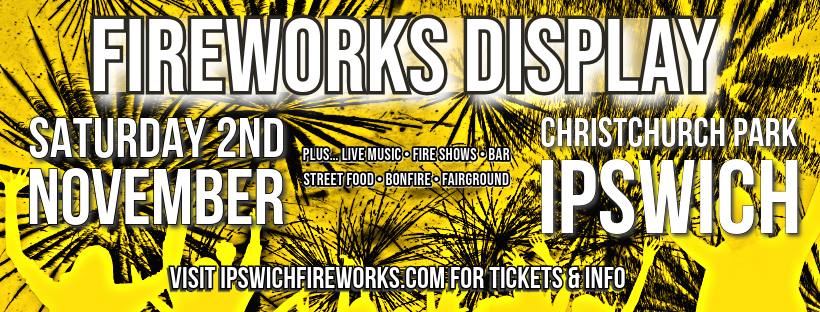 Ipswich Fireworks Display | Christchurch Park | 2nd November