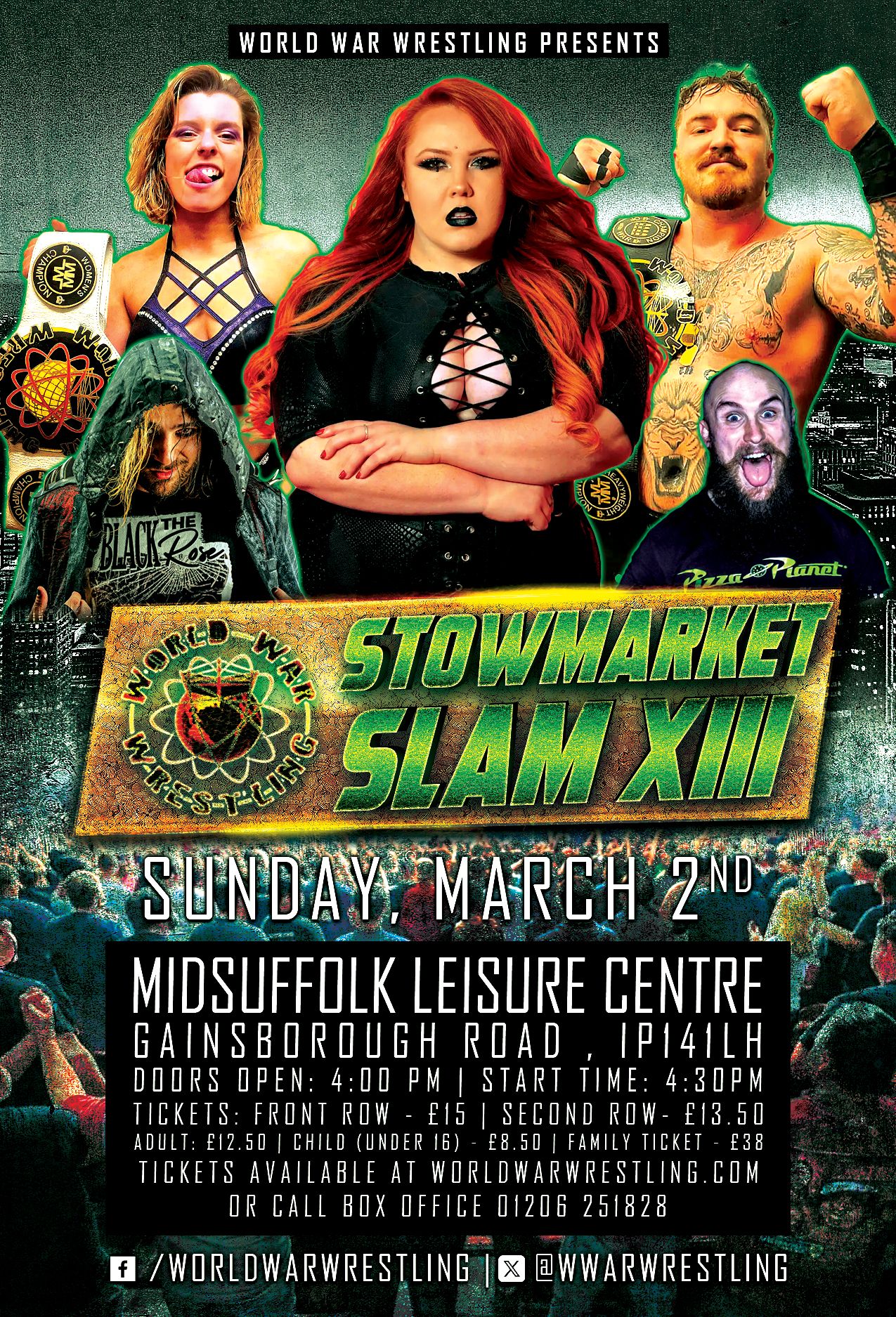 Stowmarket Slam XIII – World War Wrestling Returns to Mid Suffolk ...