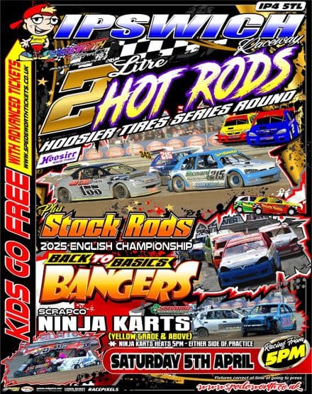 Banger Racing & Stock Car Championship – Ipswich 5th April 2025